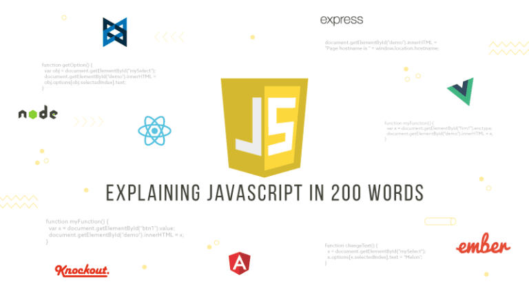 Explaining Javascript In 200 Words Spec India