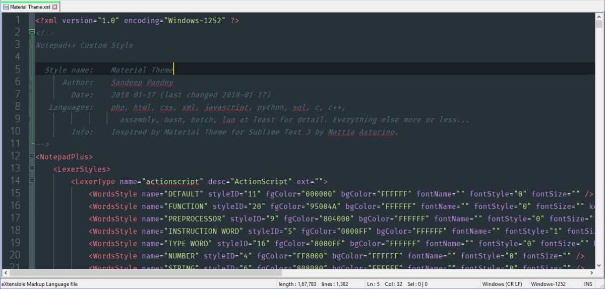 Notepad++ Themes: 12 Popular Themes For Notepad++ | SPEC INDIA