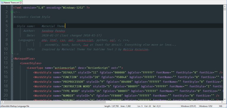 Notepad++ Themes: 12 Popular Themes For Notepad++ | SPEC INDIA